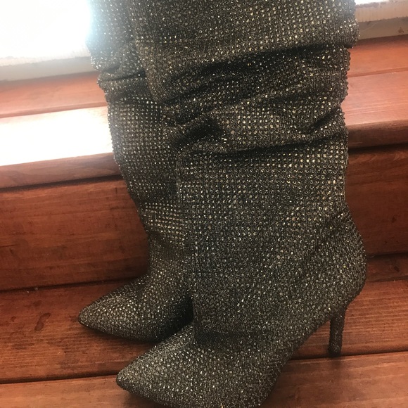 Jessica Simpson | Shoes | Glitter Boots | Poshmark